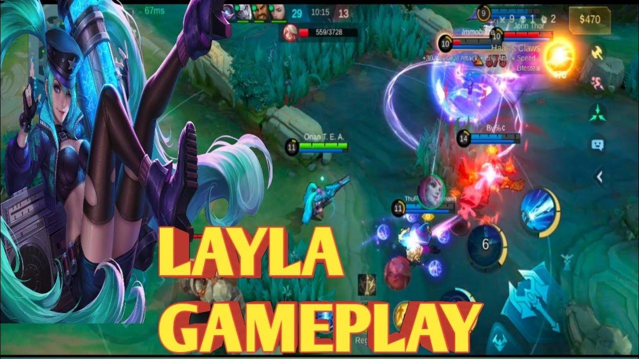 Layla Gameplay | Layla mobile legends mlbb - YouTube