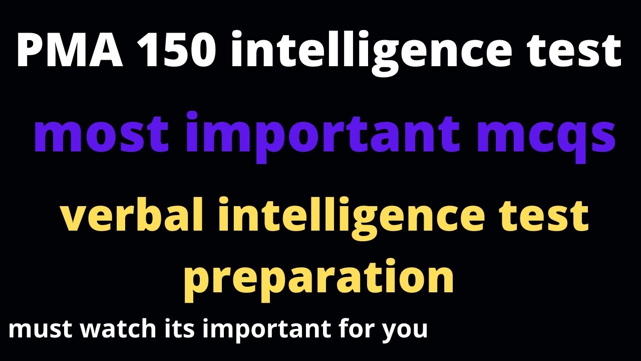 pma 150 || pma 150 verbal intelligence test || pma 150 initial ...