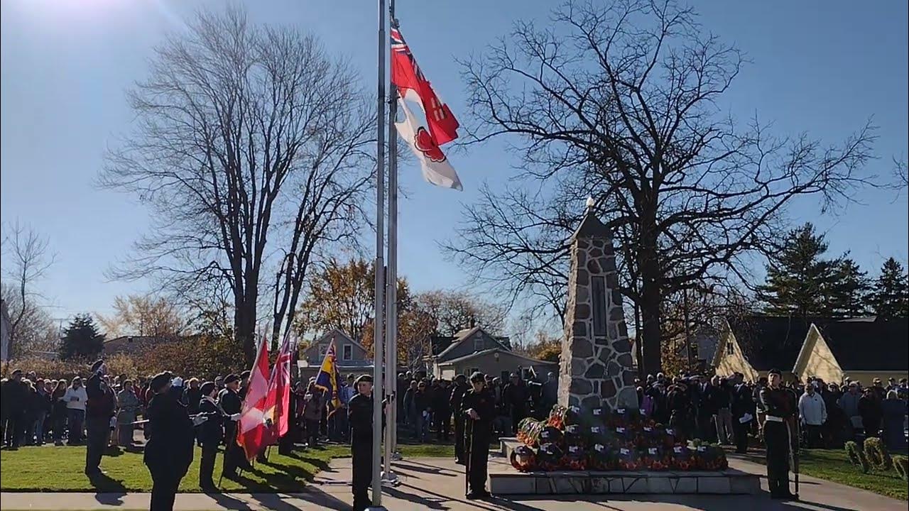 The Last Post Remembrance Day Br. 188 Kingsville Ontario - YouTube