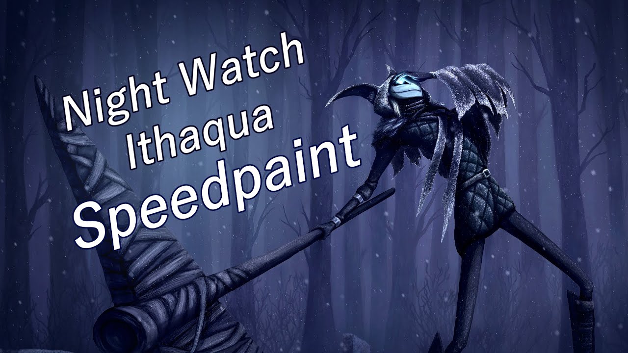 Timelapse | Speedpaint | Drawing Night Watch Ithaqua from Identity V ...