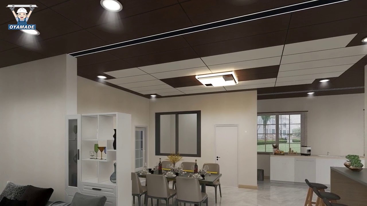 Large size ceiling panels. - YouTube