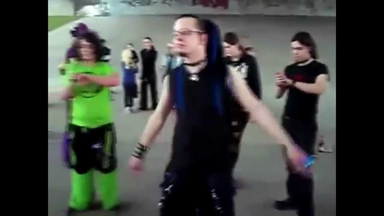 Gothic People Dancing to Trap - YouTube