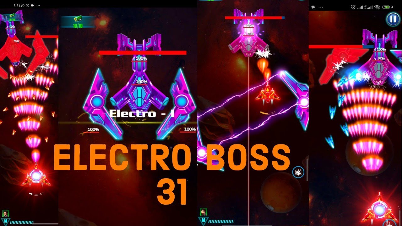 Alien Shooter All Bosses | Boss 31 Electro | Galaxy Attack Shooting ...