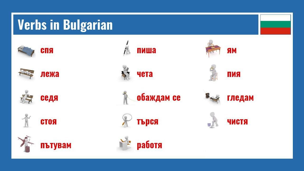 Verbs in Bulgarian - YouTube