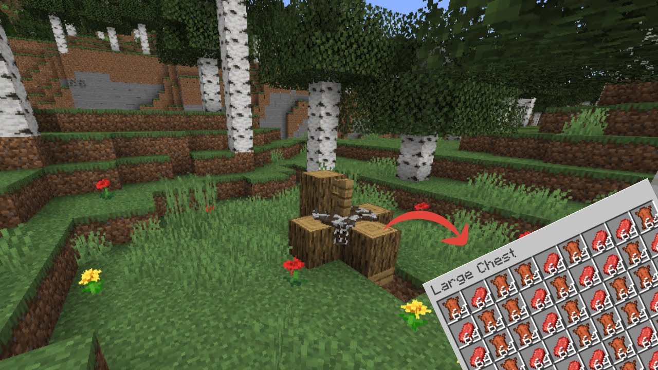 Easy Auto Cow Farm Minecraft [1.21+] EASY TUTORIAL - YouTube