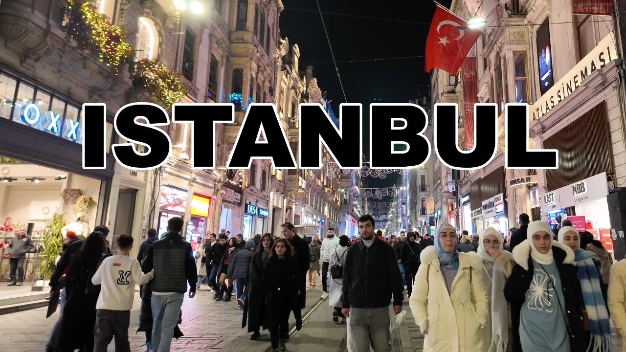 Beautiful Night Walk in Istanbul 🇹🇷 Türkiye Walking Tour (4K) - YouTube