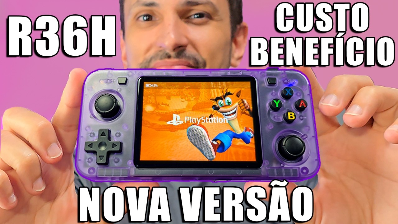 R36H: nova versão do portátil custo-benefício R36S! Vale a pena ...