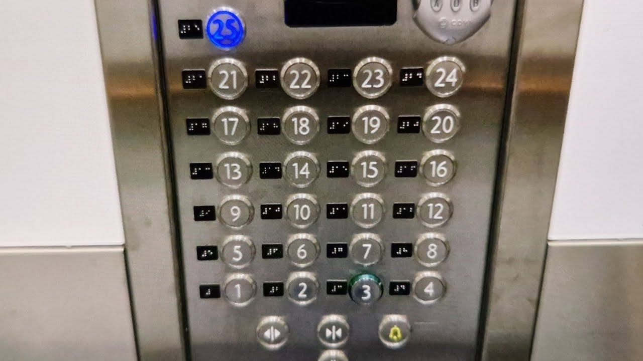 KONE MiniSpace high rise elevators @ Quality Hotel Friends, Solna ...