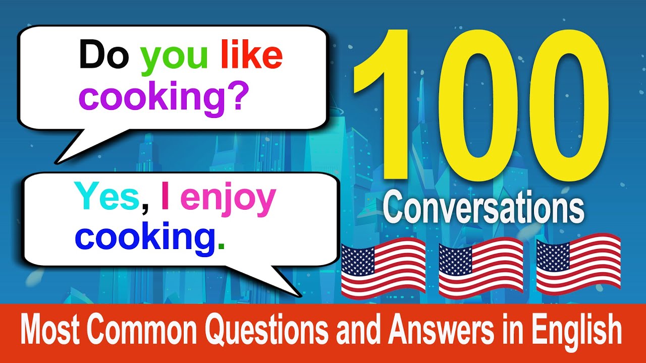 100 English Conversation and Speaking Practice | Improve Daily Life ...