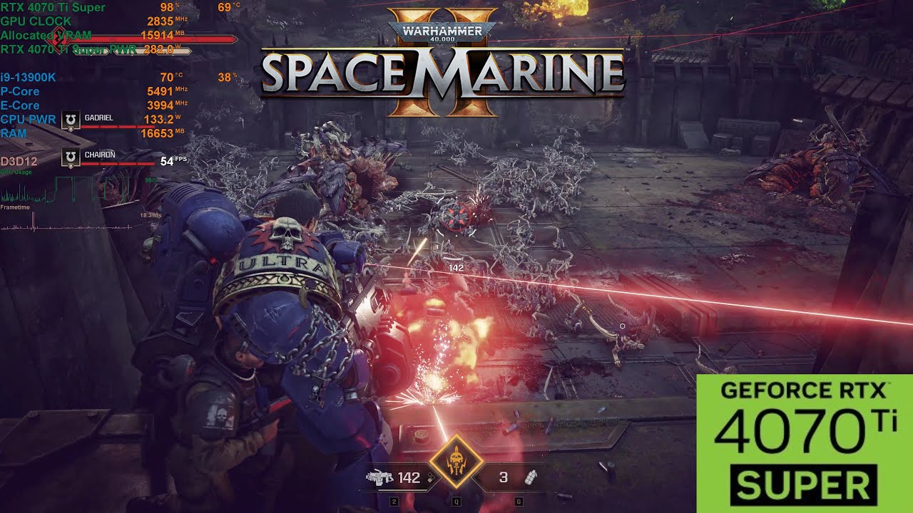 RTX 4070 Ti Super - Warhammer 40K Space Marine 2 (4K Texture Pack, DLSS ...
