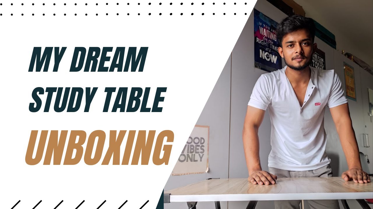 My Dream Study Table Unboxing Experience 🤩 - YouTube