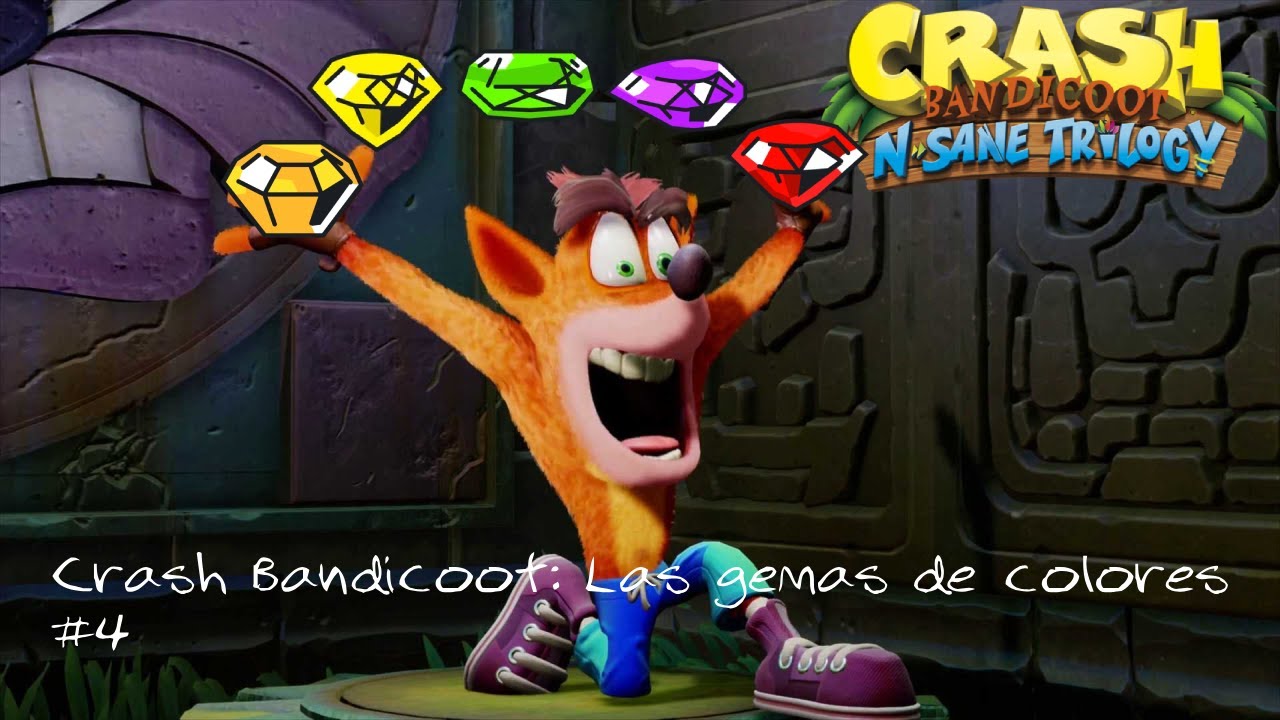 Crash Bandicoot 1 N. Sane Trilogy - Las gemas de colores #4 - YouTube