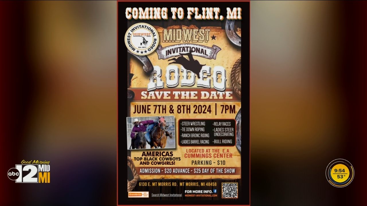 Midwest Invitational Rodeo coming to Genesee County June 7-8, 2024 ...