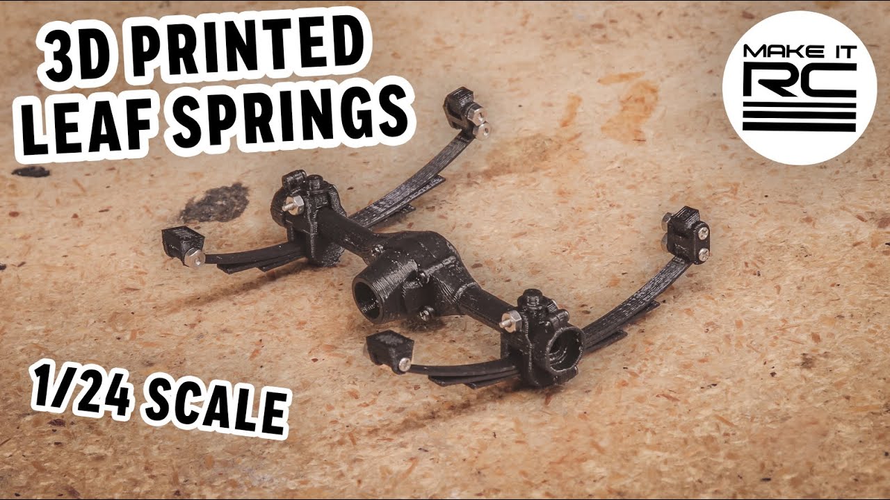 Now Available 3D Printable Leaf Spring Suspension for 1/24 Scale RC ...