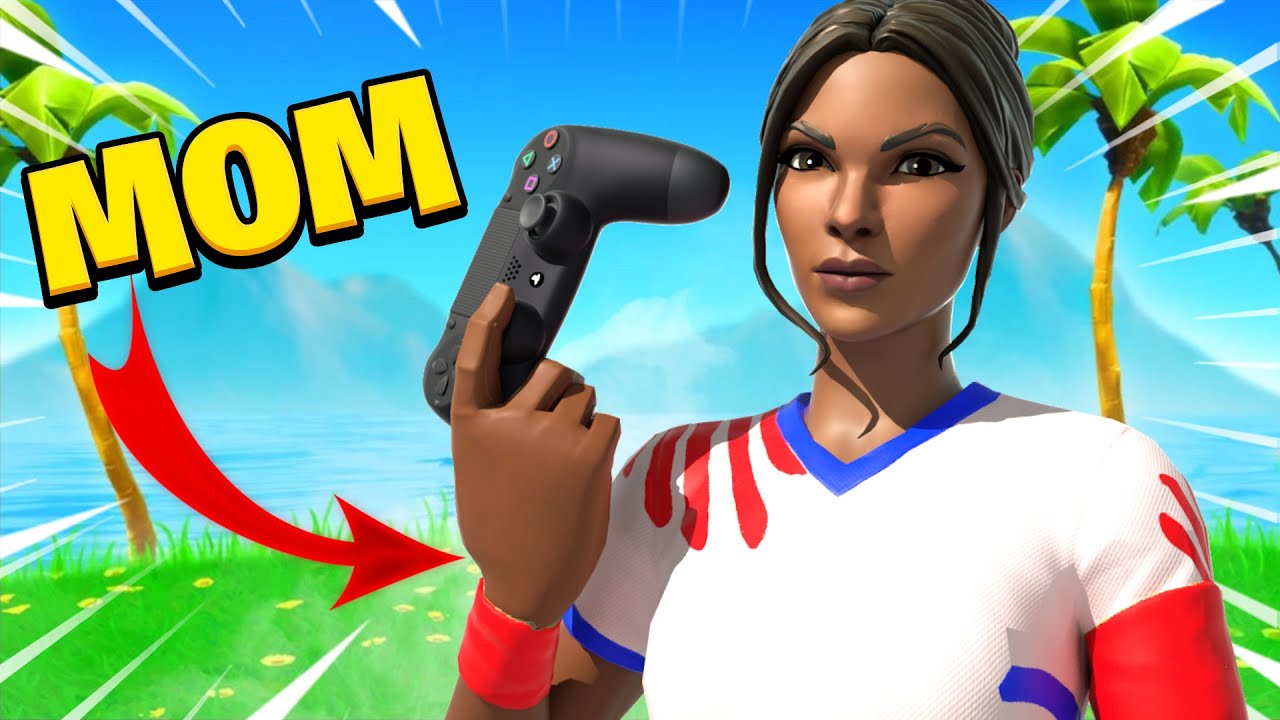 MY MOM PLAYS FORTNITE FOR THE FIRST TIME - YouTube