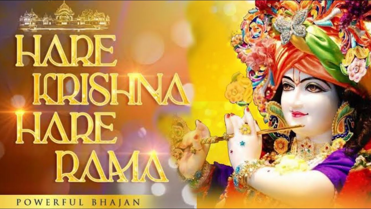 Hare Rama Hare Krishna 'Maha Mantra' Chanting - | हरे राम हरे रामा राम राम हरे हरे | Bhakti ...