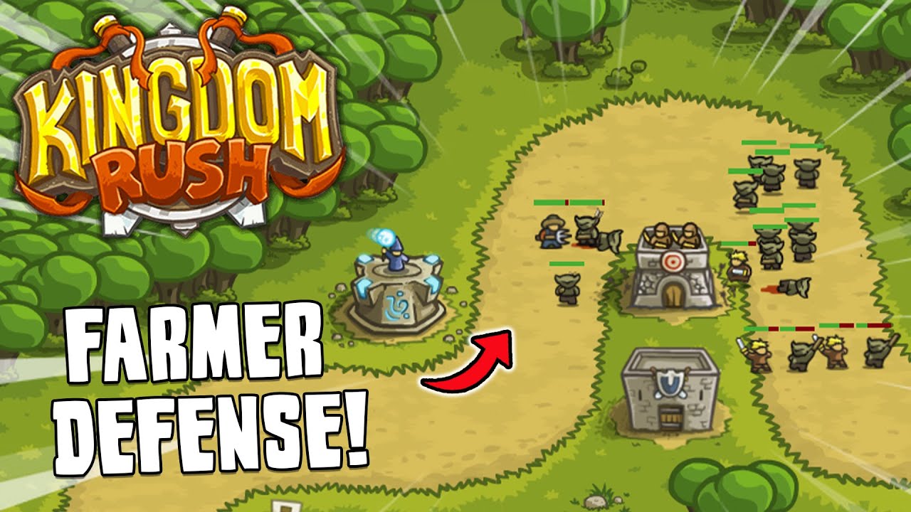 Crushing Enemies in Kingdom Rush Tower Defense - YouTube