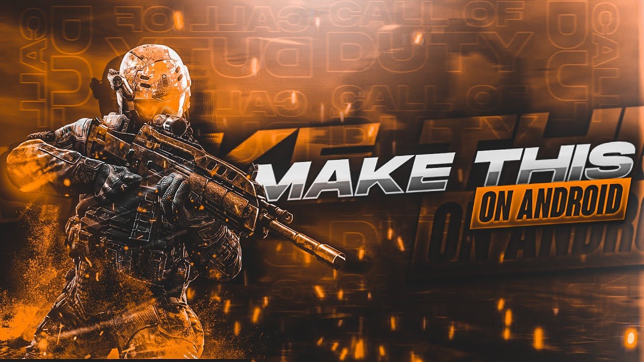 COD Thumbnail tutorial | Make Call of Duty thumbnail on android | COD ...