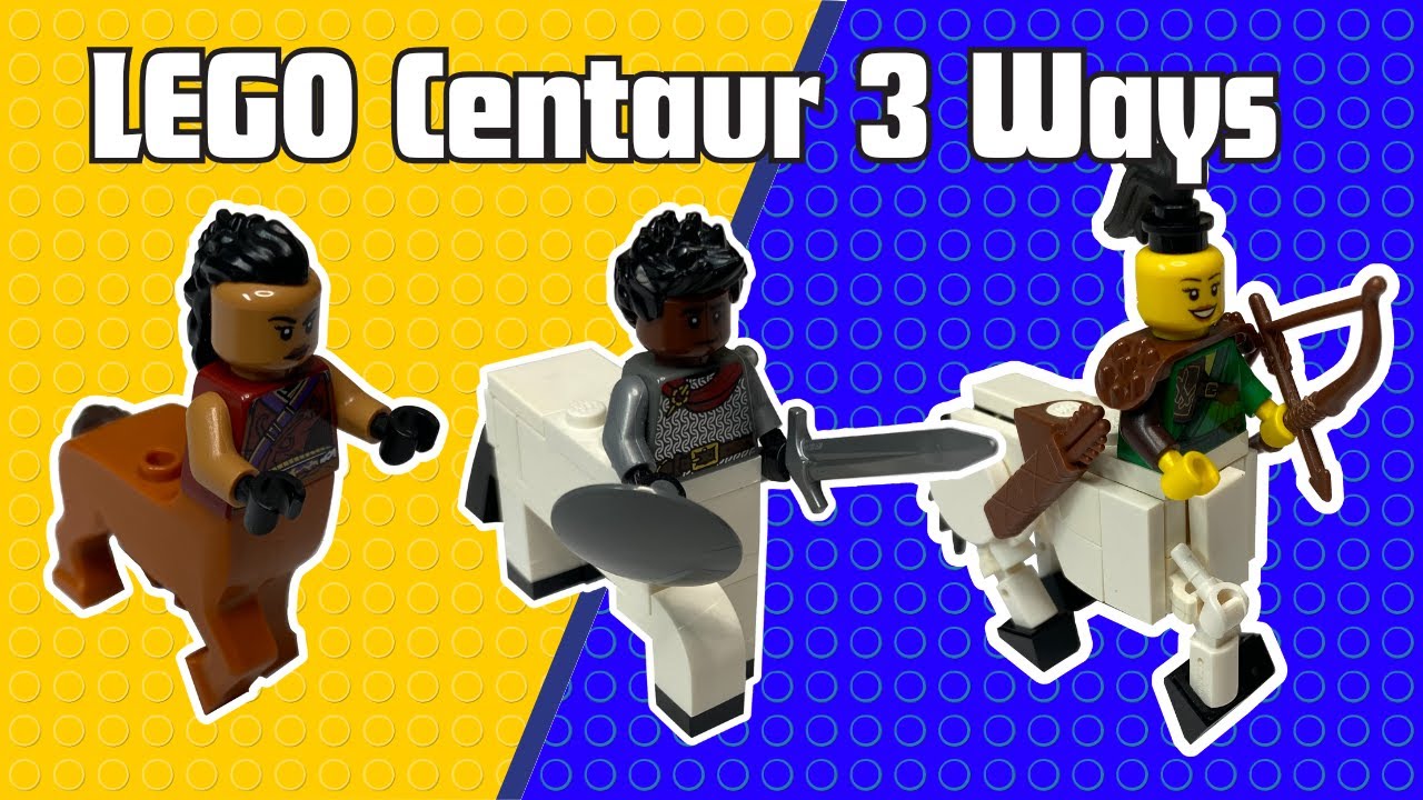 3 Ways to Build a LEGO Centaur | Brick Bestiary - YouTube