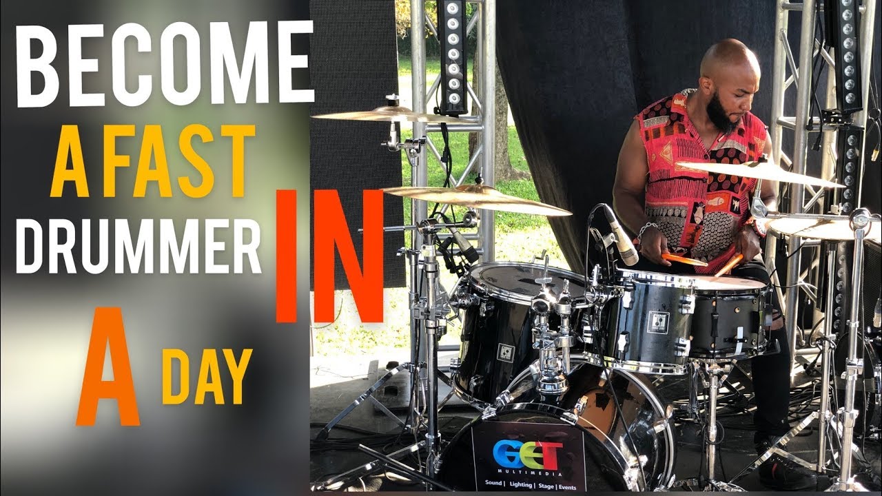 DRUMLESSON : 😱 Become A Fast Drummer In A Day - YouTube