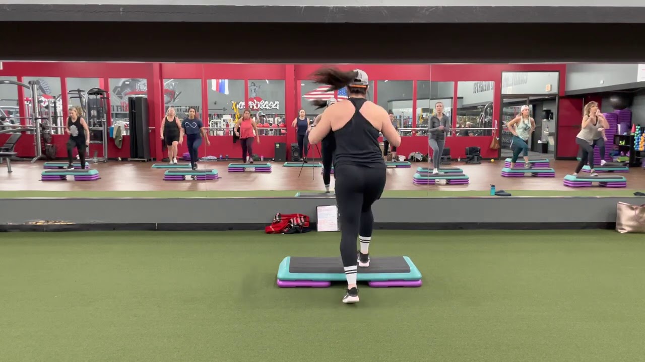 Cardio Step Workout 31. Old School Step Aerobics Full Length - YouTube