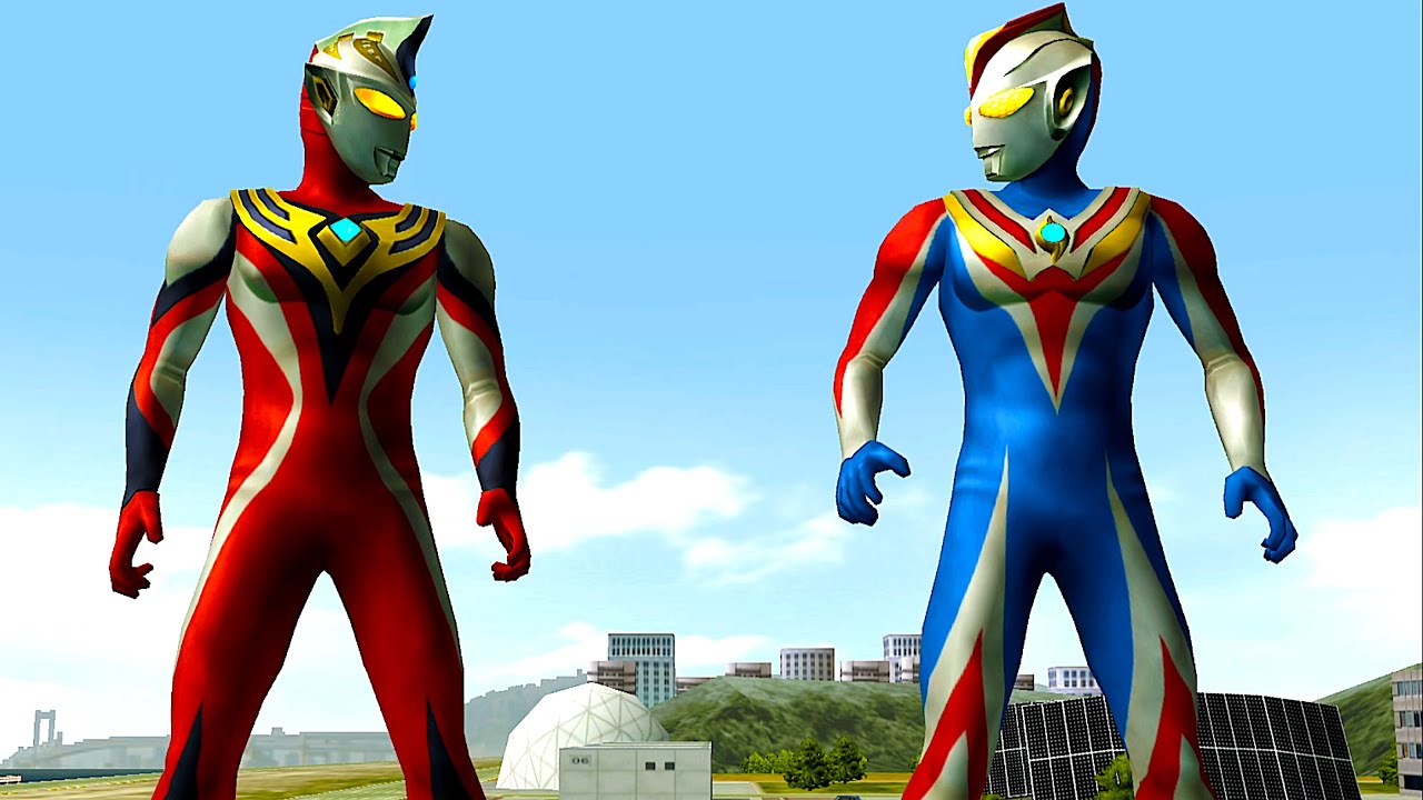 Ultraman Justice CRUSHER and Ultraman Cosmos FUTURE - TagTeam - YouTube