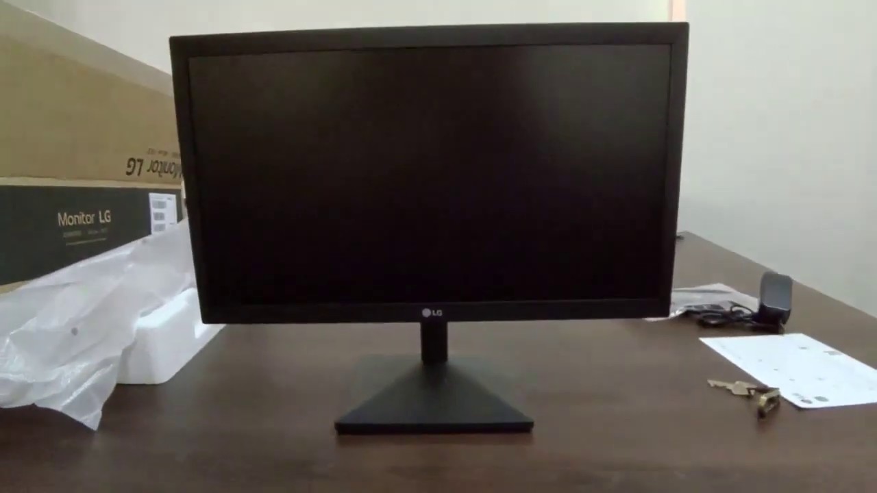 Unboxing compras Amazon: Monitor LG 20Mk400 e teclado LOGITECH MK220 ...
