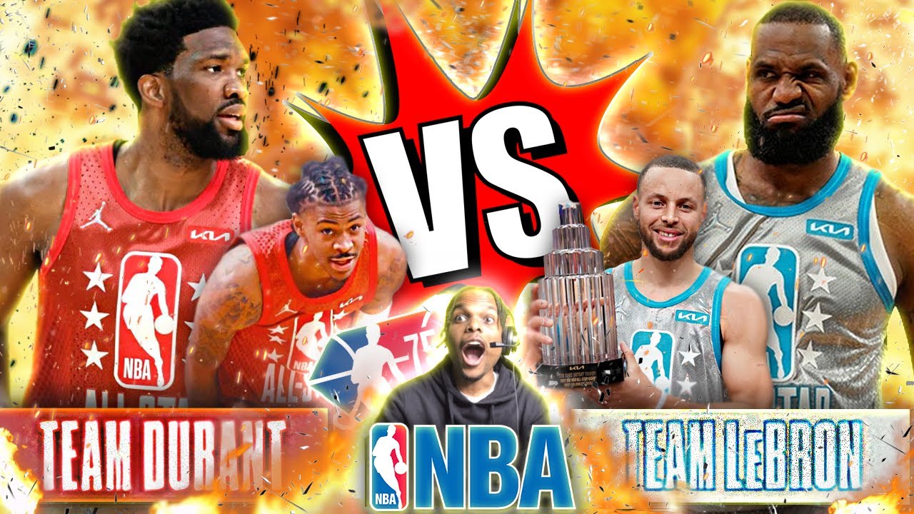 NBA 2K22 ALL STAR GAME!! TEAM LEBRON VS TEAM DURANT!! - YouTube