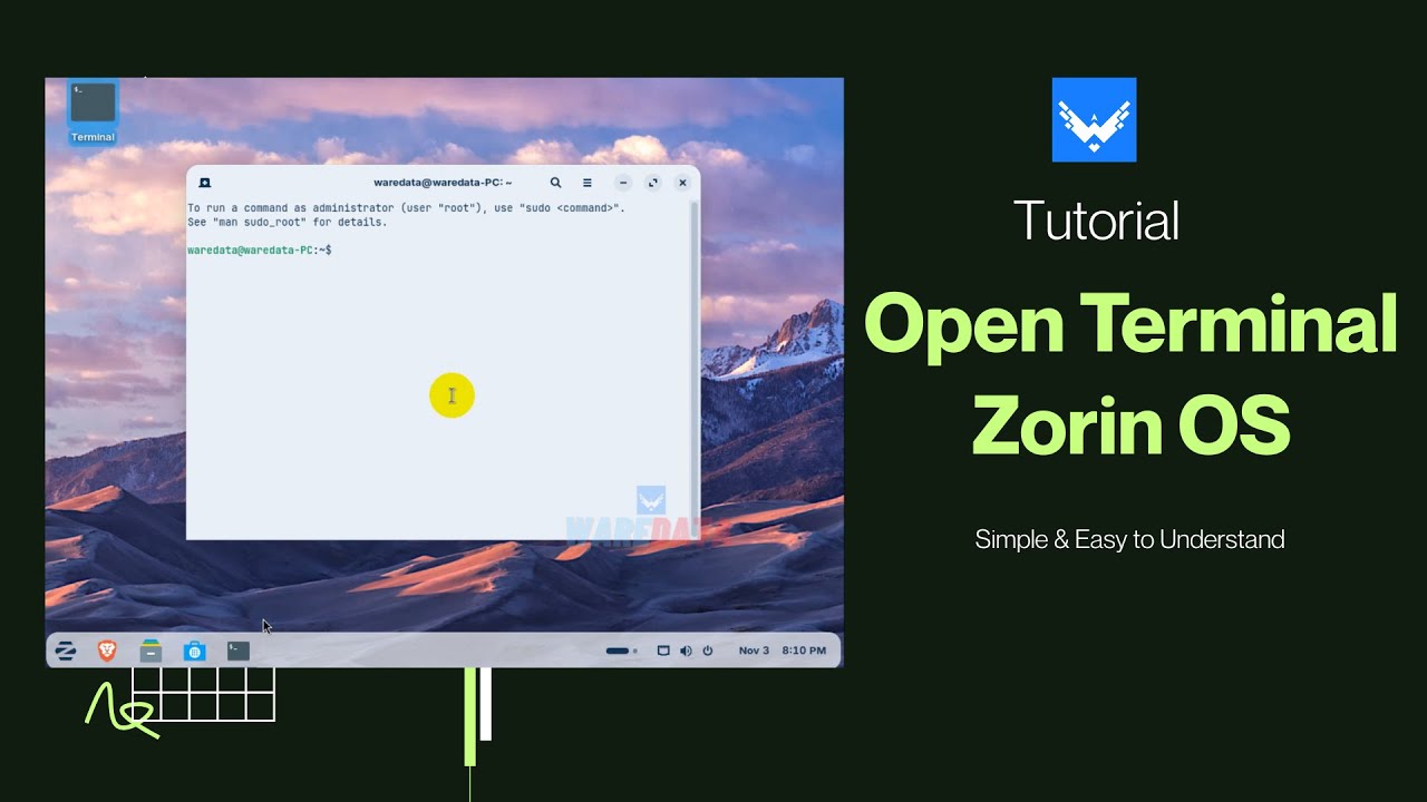 How to Open Terminal in Zorin OS - YouTube