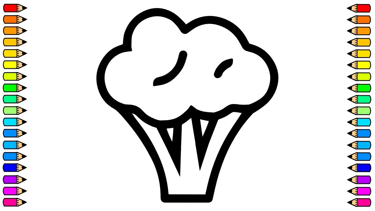 Brocoli Dibujo Facil