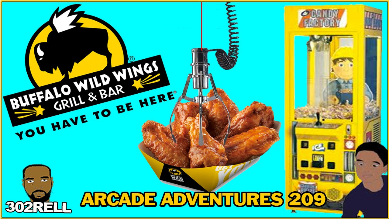 Claw Machines and Chicken Wings - What more could you ask for? LOL ...