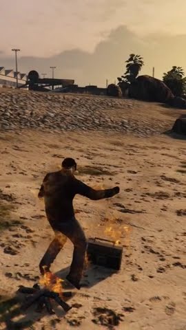 My gta character screaming amd burning for 30 seconds straight - YouTube