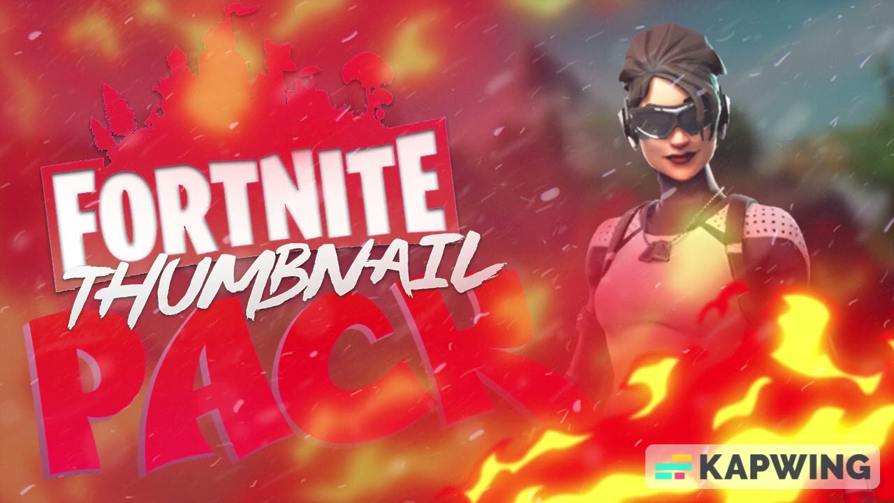 Fortnite Thumbnail GFX Pack! Make your own Thumbnails! (Free Download ...