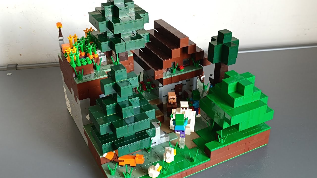 Lego Minecraft MOC | Tajgowa wioska [ENG SUB] - YouTube