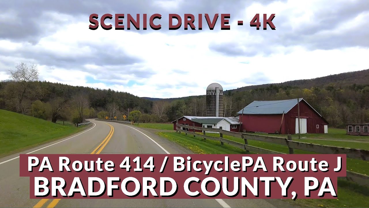 4K Scenic Drive: Along PA Route 414 and BicyclePA Route J, Bradford ...