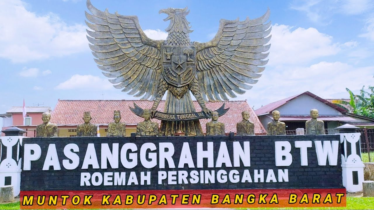 PESANGGRAHAN ATAU WISMA RANGGAM MUNTOK - BANGKA BARAT - YouTube