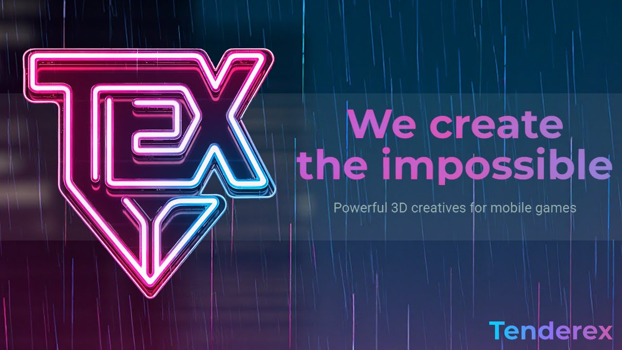 Tenderex - Studio Showreel - YouTube