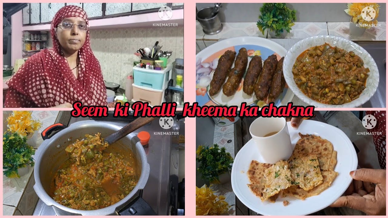 Seem ki Phalli kheema ka chakna/Easy.Tasty seem ki sabzi recipe ...