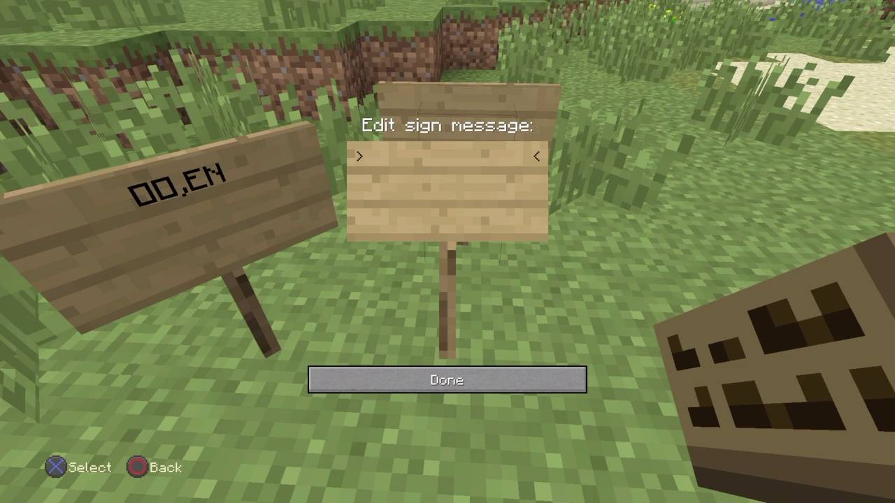 How to spam letters on a sign on Minecraft - YouTube