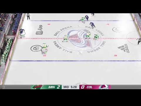 NHL 24 Minnesota Wild season one 2nd half of season Playoffs push - YouTube