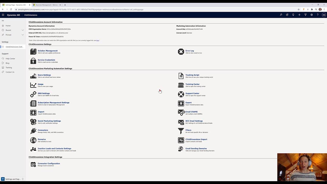 Dynamics 365: A Tour of ClickDimensions in the Unified Interface - YouTube