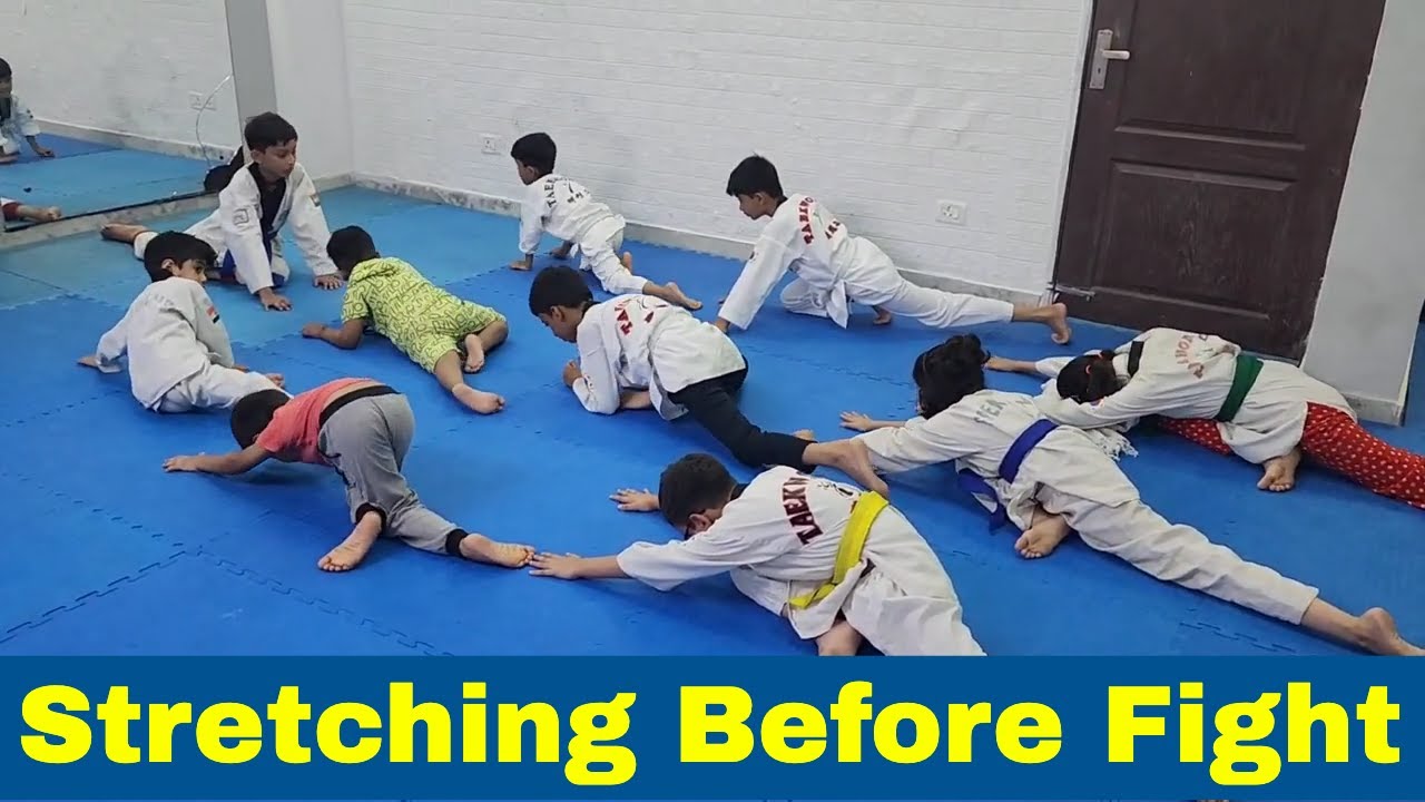 Must do These Routine Stretching before Taekwondo Fight 🥋 - YouTube