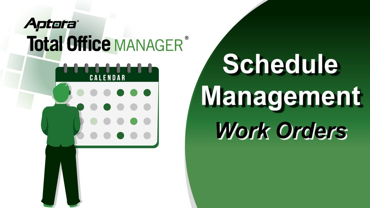 How to Create Work Orders in Total Office Manager - YouTube