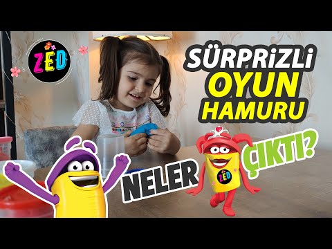 SÜRPRİZLİ OYUN HAMURU KUTULARI AÇTIM ♥ #kids #oyun #zeynepela #oyunhamuru #sürpriz #4yaş #letsplay