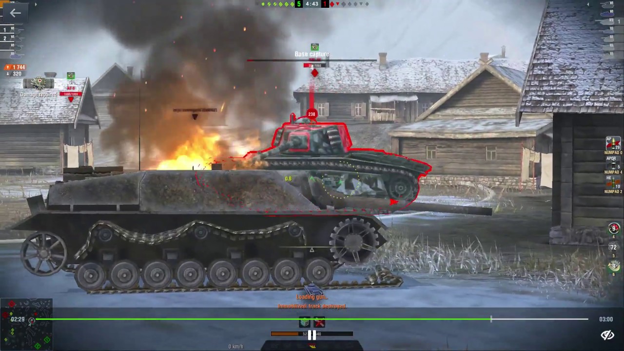 WOTB - Tiger (P) - Winter Malinovka (Brawler) - YouTube