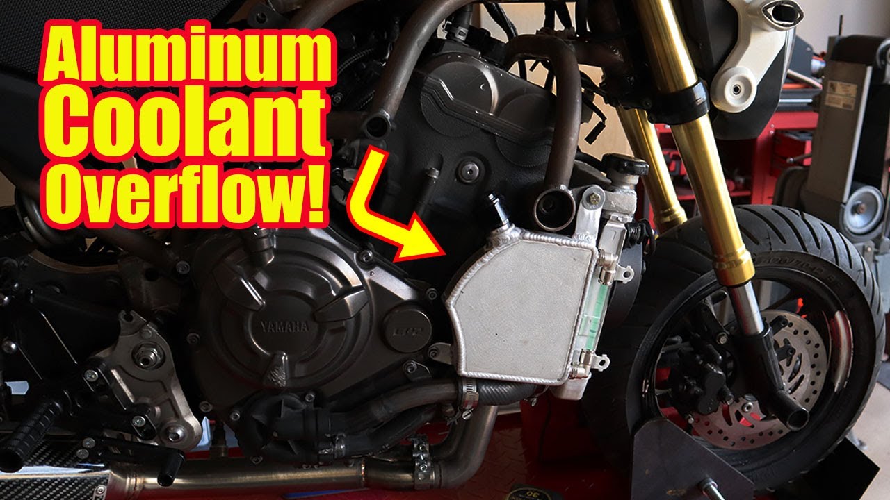 Building a Crazy Coolant Overflow For the 700cc Grom! - YouTube