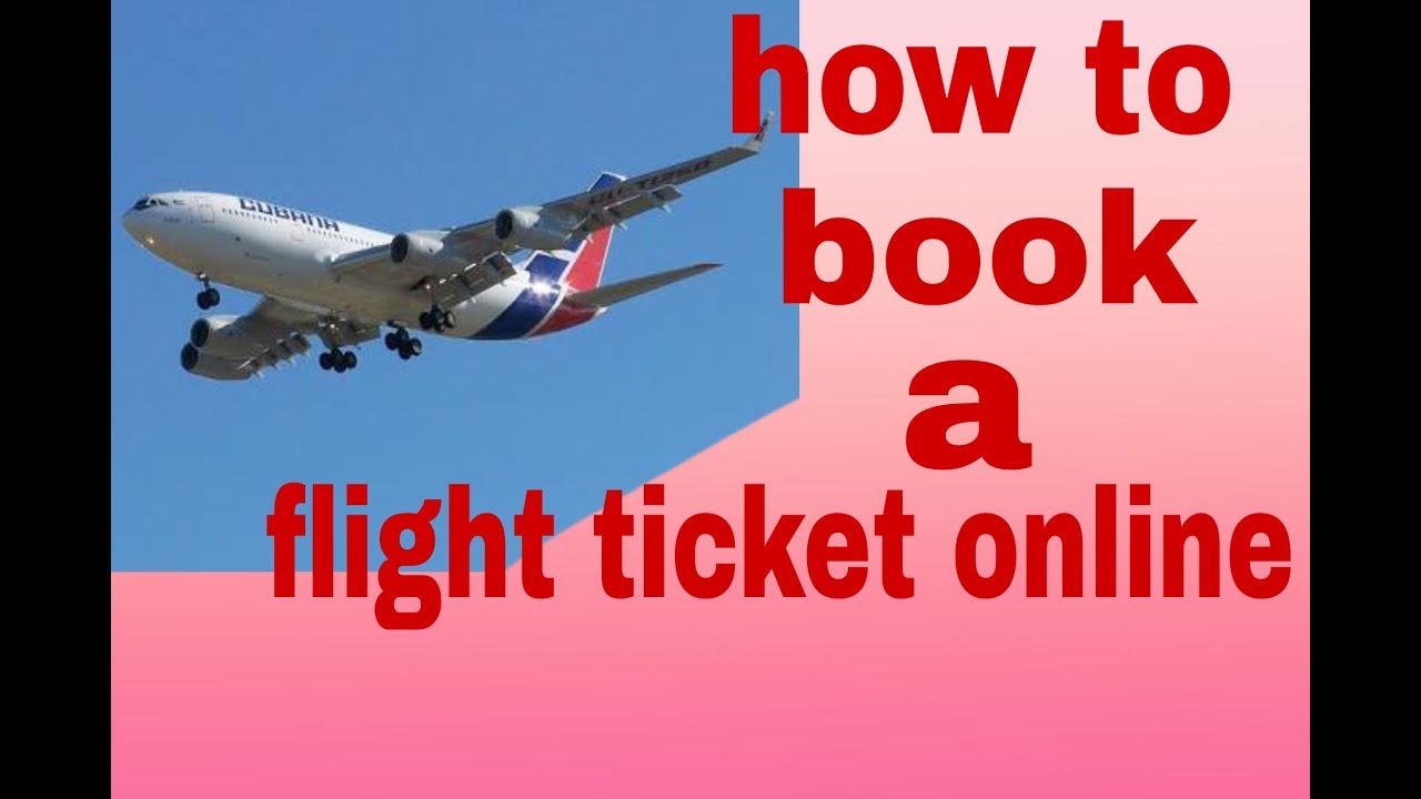 how to book a flight ticket online - YouTube