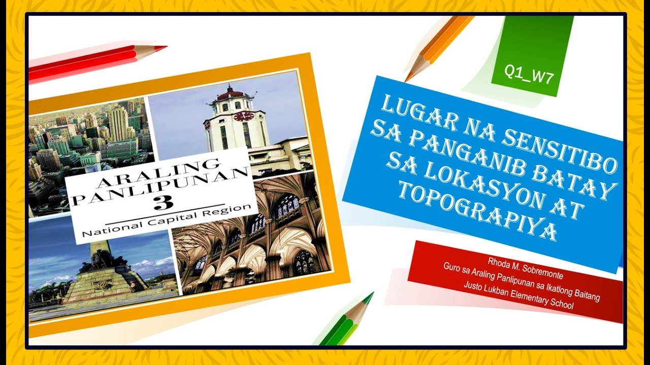 LUGAR NA SENSITIBO SA PANGANIB BATAY SA LOKASYON AT TOPOGRAPIYA - YouTube