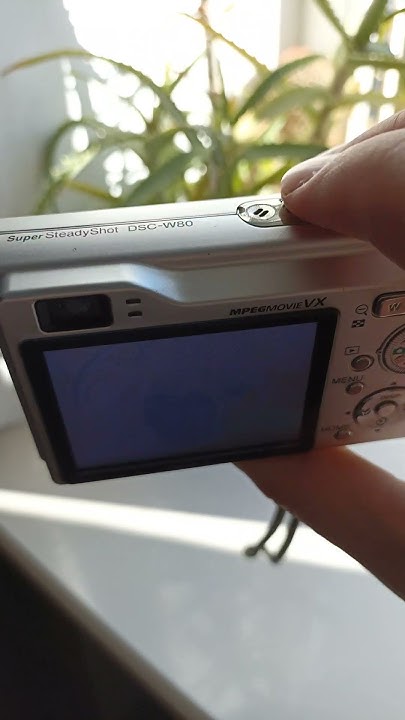 💥Camera Sony Cyber-Shot DSC-W80 Silver 7.2MP digital vintage compact retro rare💥WORKing CHEAP💥 ...
