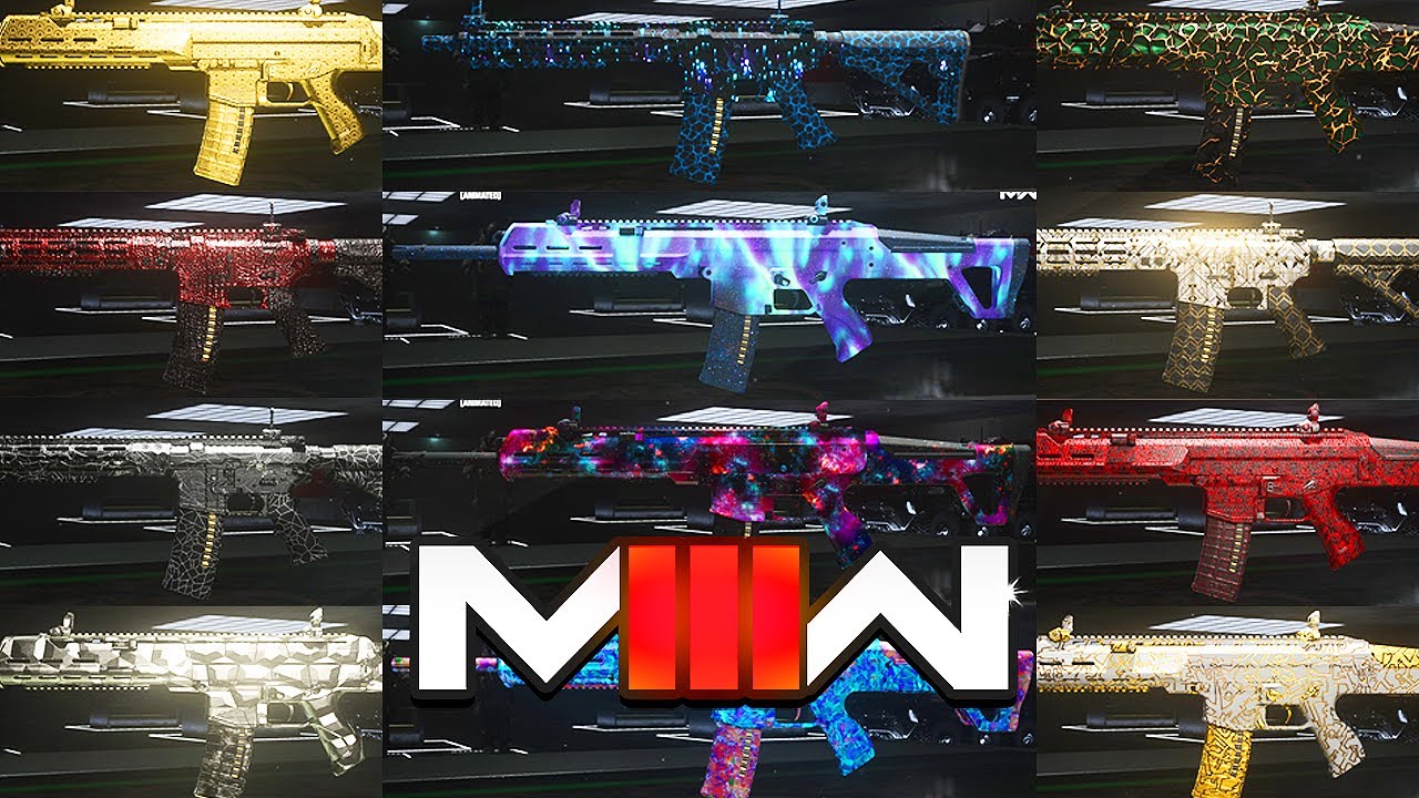 MW3: MASTERY CAMO SHOWCASE! (Orion, Interstellar, Bioluminescent ...